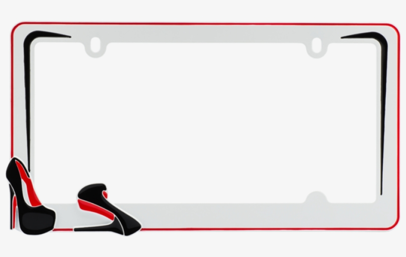 Stiletto License Plate Frame - Stiletto Heel - 800x800 PNG Download ...