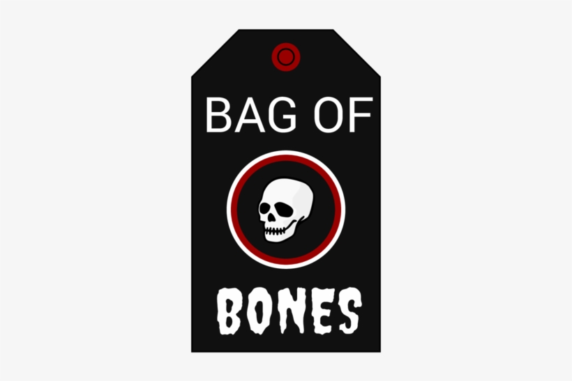 "bag Of Bones" Halloween Cardstock Gift Tags Pre-designed - Bag ...
