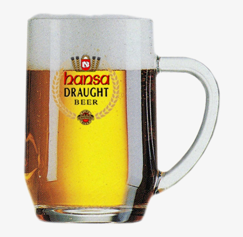 Hansa Draught - Arcoroc Haworth Handled Tankard 20oz (570ml). 1 Pint ...