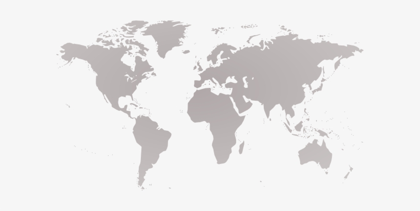 Earth Clipart Gray - High Resolution World Map Outline - 600x333 PNG ...