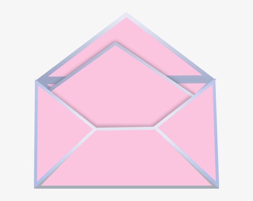 Pink Clipart Mail - Email - 600x571 PNG Download - PNGkit