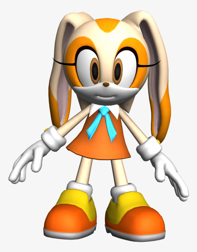 Cream The Rabbit - Cream The Rabbit 3d - 799x1000 PNG Download - PNGkit