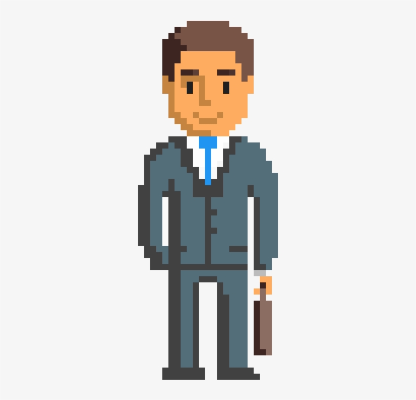Random Guy - Pixel Art - 1200x1200 PNG Download - PNGkit