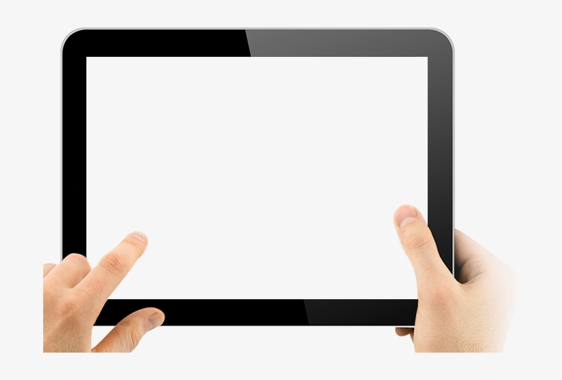 Tablet In Hand Png - 693x475 PNG Download - PNGkit