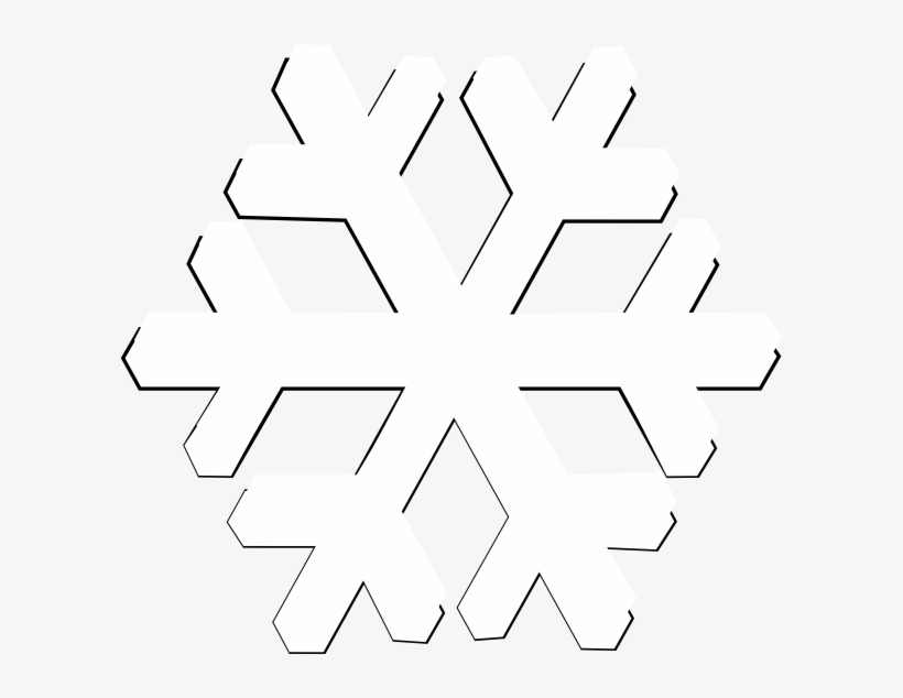 Snowflake Png Image - White Snowflake No Background - 600x554 PNG ...