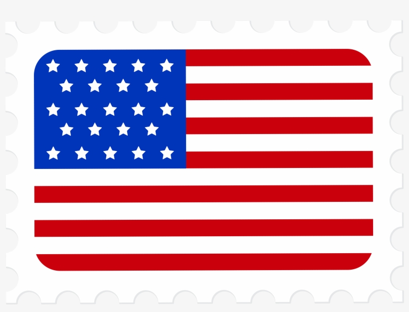 Usa Flag Postage Stamp Png Clip Art Image Gallery Yopriceville - Stamp ...