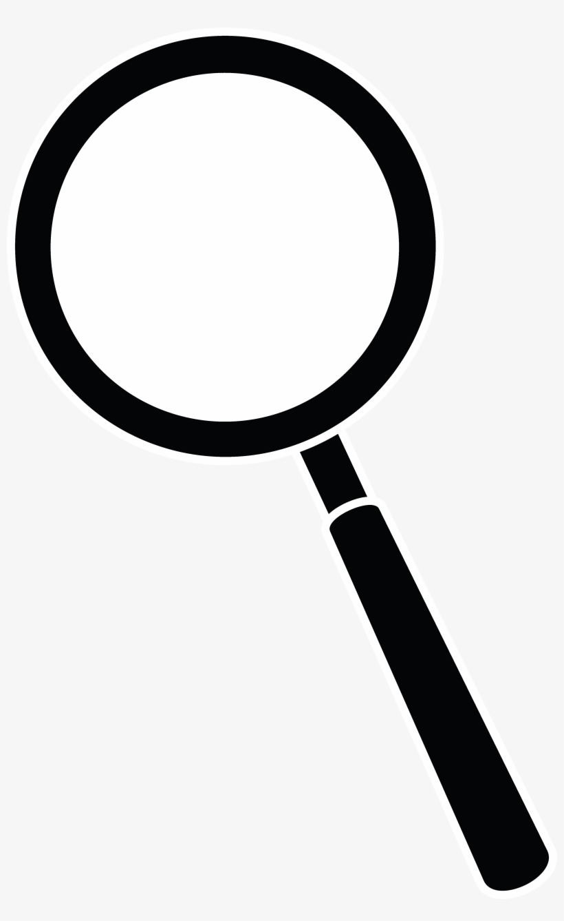 Magnifying Glass Silhouette - Smoking Signs To Print - 4166x6590 PNG ...