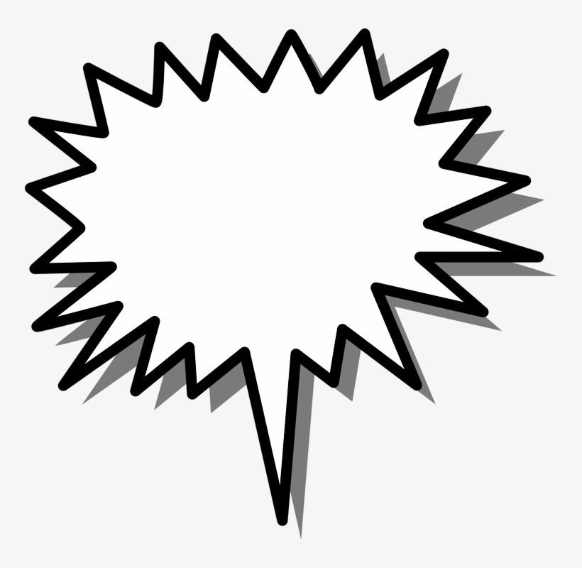 Callout Clip Art - Spiky Speech Bubble Png - 600x576 PNG Download - PNGkit