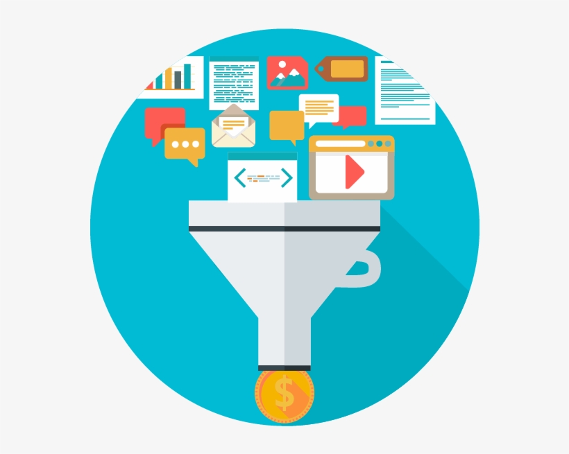 Sales Funnel - 574x592 PNG Download - PNGkit