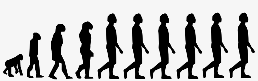 Evolution Of Human Walking - Humans Evolving - 1920x960 PNG Download ...