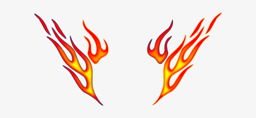 Rock N Roll Clipart - Rock N Roll Flames - 600x299 PNG Download - PNGkit