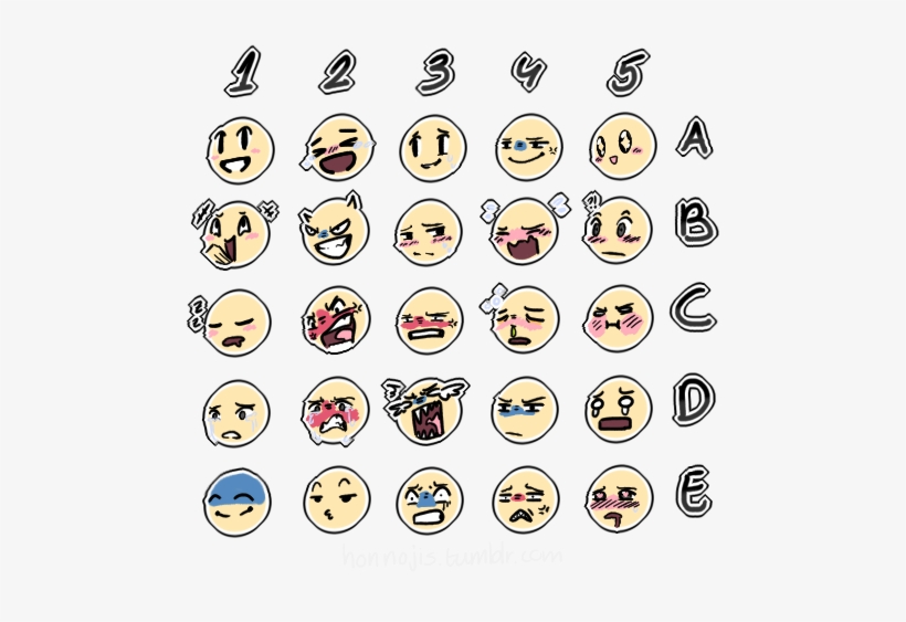 Download Transparent Drawn Smileys Emoji Tumblr - Emoji Drawing ...