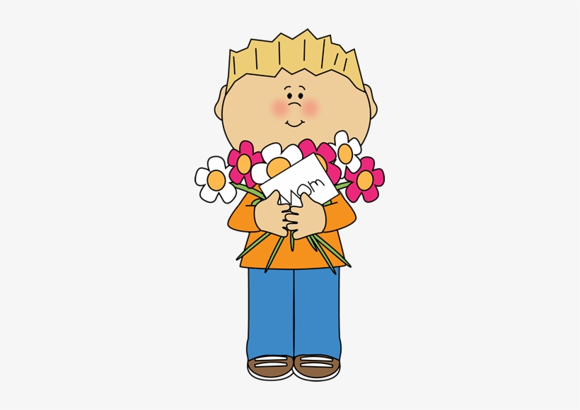 Happy Mothers Day Boy - Mothers Day Clipart Mum - 269x500 PNG Download ...