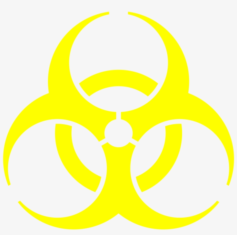 Biohazard Symbol - Yellow Biohazard Symbol - 520x520 PNG Download - PNGkit