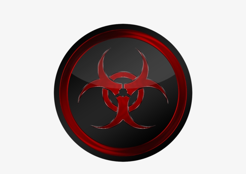 Biohazard Logo By Bigburgy On Clipart Library - Biohazard Logo Red Png ...