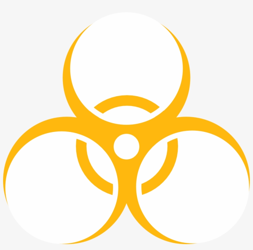 Download Transparent Biohazard - Toxic Symbol Transparent Background ...