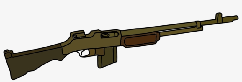 Vector Rifles Automatic - M1918 Browning Automatic Rifle Cartoon ...
