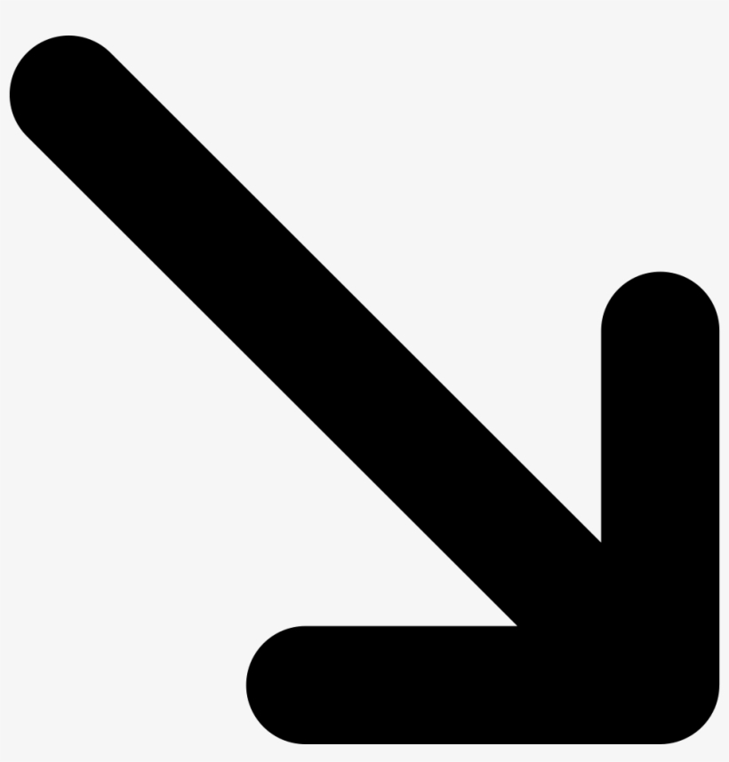 Arrow Down Right Down Right Arrow Bottom Right Comments - Arrow Pointing Down Right - 981x981 ...