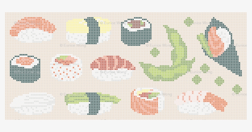 Cross-stitch - 787x351 PNG Download - PNGkit