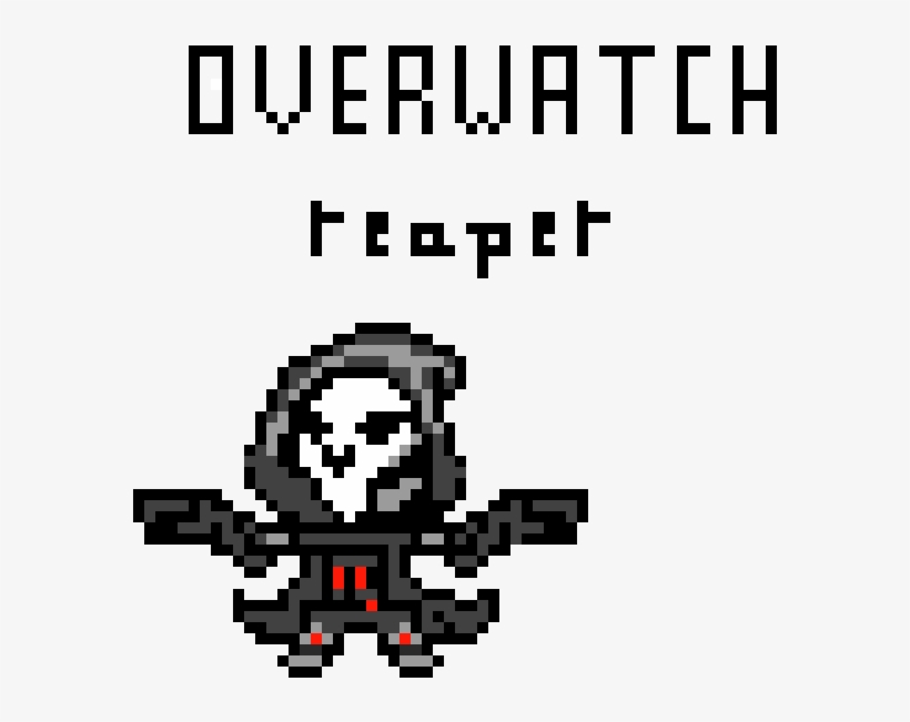 Reaper Sprite Overwatch Pixel Art Minecraft Pixel Art, 45% OFF