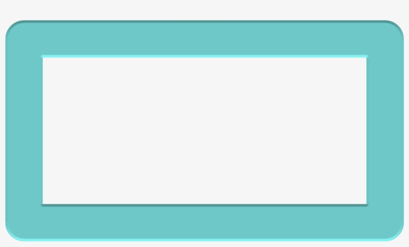 Transparent Blue Rectangle Frame Clipart - Paper Product - 2300x1300 ...