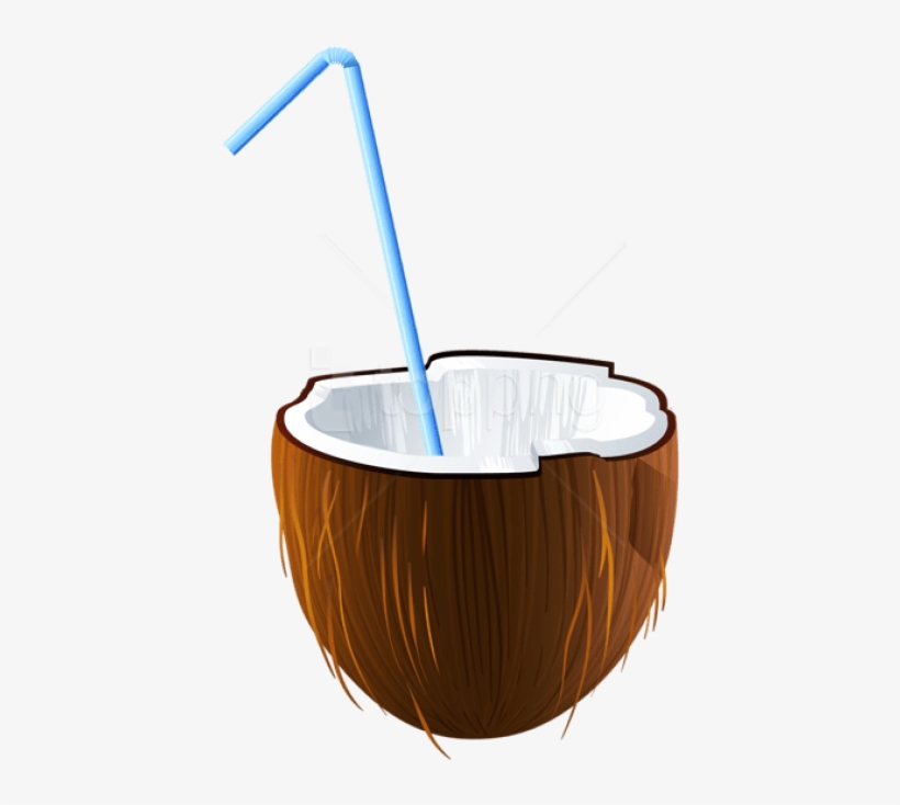 0, - Coconut Drink Clip Art - 405x600 PNG Download - PNGkit
