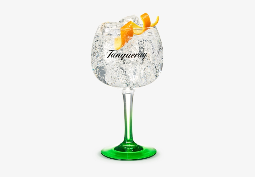 Tanqueray & Tonic With Orange Peel - Tanqueray Cocktail - 244x521 PNG ...