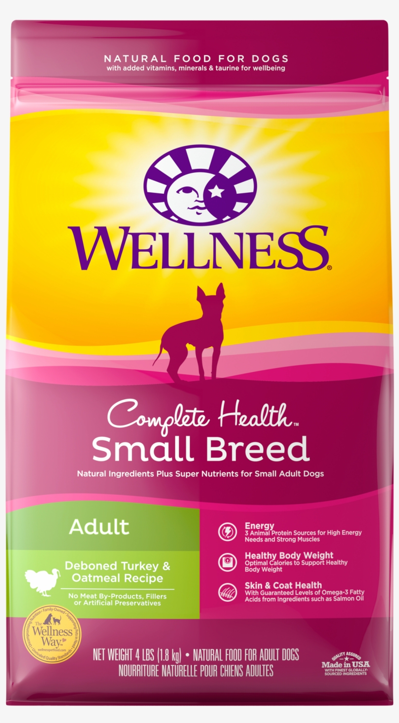 Ch Small Breed Adult Turkey Oat - Wellness Natural Pet Food Wellness ...