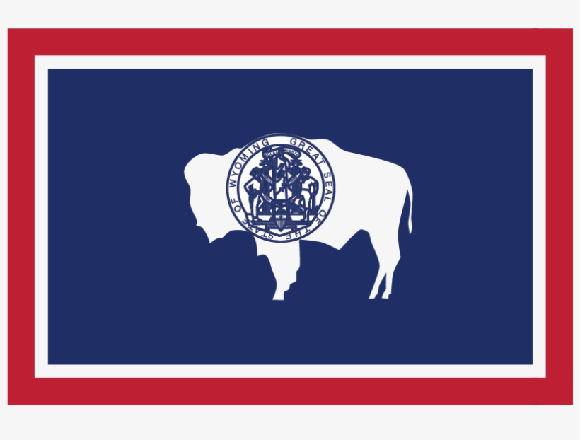 Wy - Wyoming State Flag - 813x542 PNG Download - PNGkit