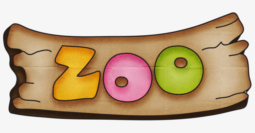 zoo Crazy‿ ⁀• - Zoo Sign Clipart - 800x349 PNG Download - PNGkit