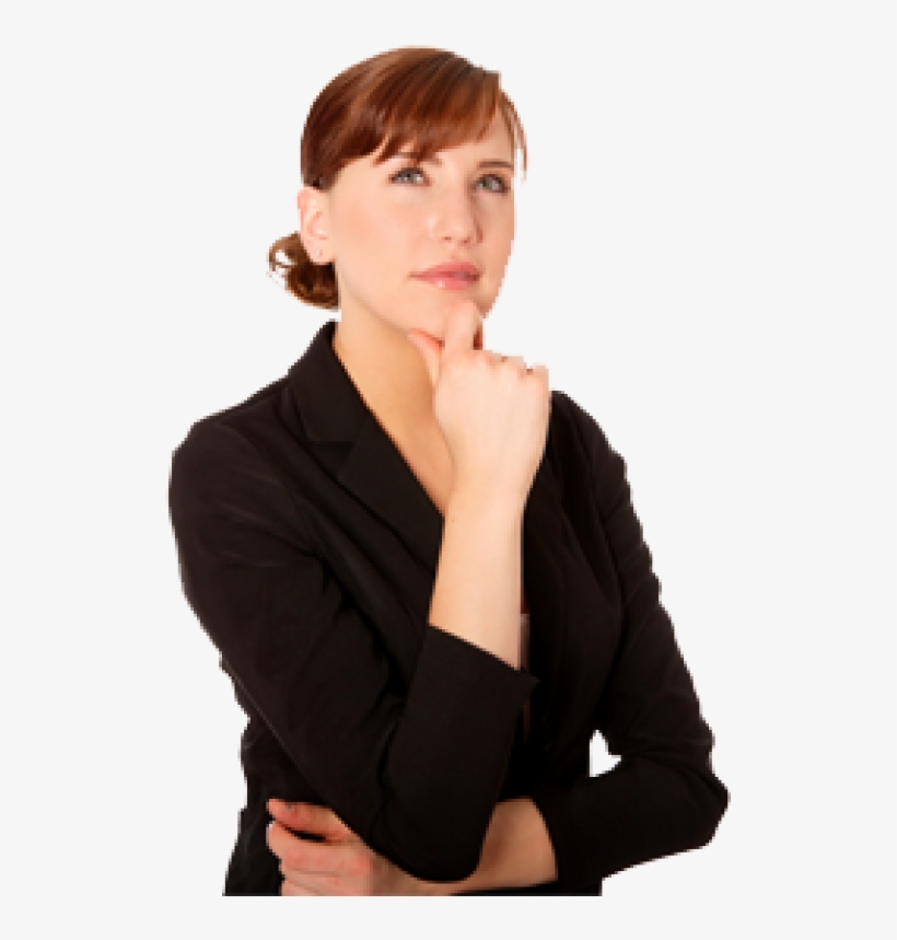 Thinking Woman Png Free Download - Woman Thinking - 600x812 PNG ...