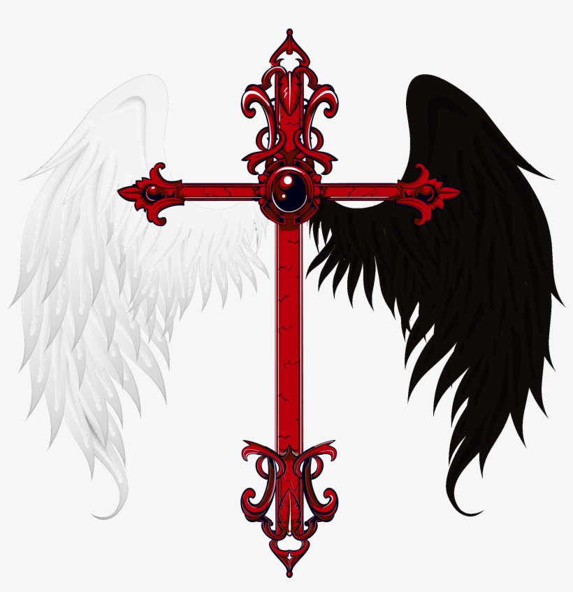 Fallen Angel Clipart Transparent - Christian Cross - 2835x2250 PNG ...