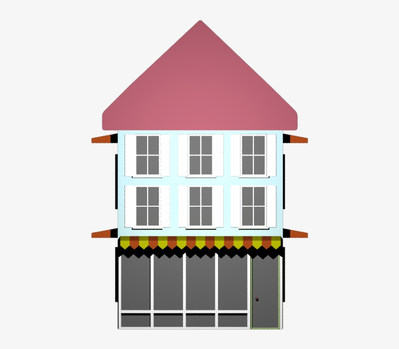 Download Transparent Cartoon Building Png Download - Building - PNGkit
