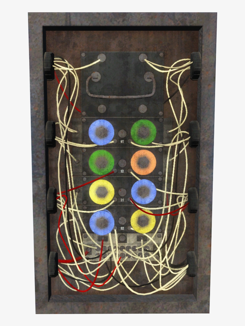 Fo4 Vault Control Panel - Wire - 1240x1080 PNG Download - PNGkit
