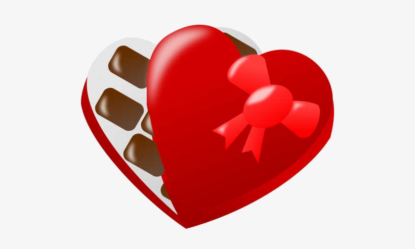 Valentine Chocolate Clip Art - 500x413 PNG Download - PNGkit