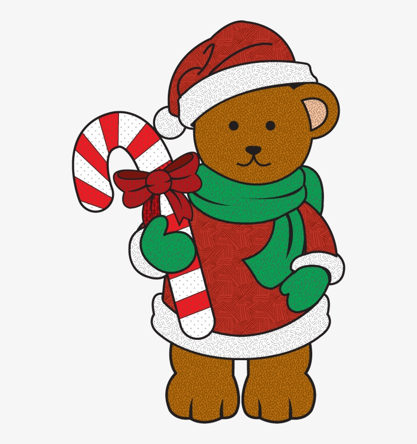 Christmas Bear - Clip Art - 538x794 PNG Download - PNGkit