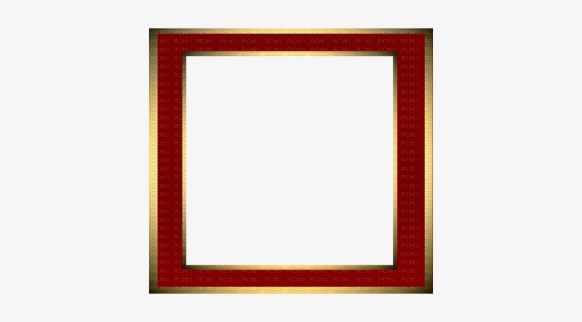 Frame Red Gold - Picture Frame - 400x374 PNG Download - PNGkit