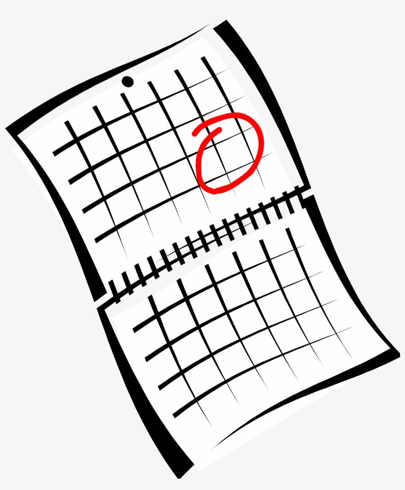 28 Collection Of Calendar Drawing Png - Calendar Clipart - 1728x2007 ...