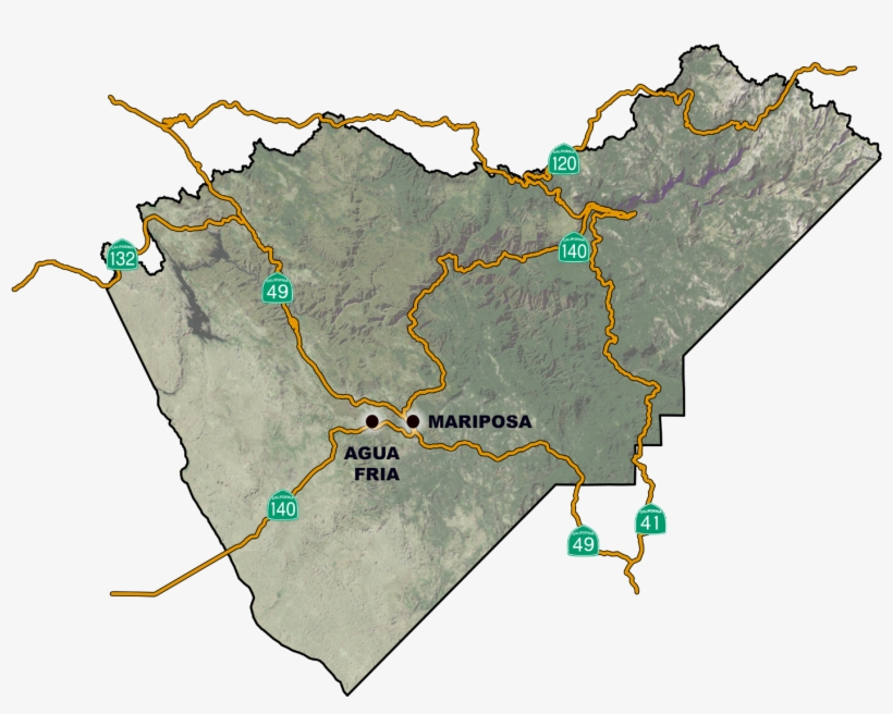 Locations Of Agua Fria And Mariposa - Map - 1500x1150 PNG Download - PNGkit