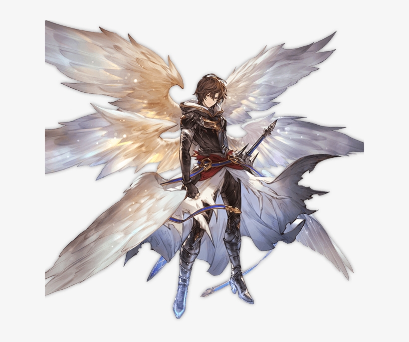 Sandalphon - Halluel And Malluel Gbf - 640x628 PNG Download - PNGkit