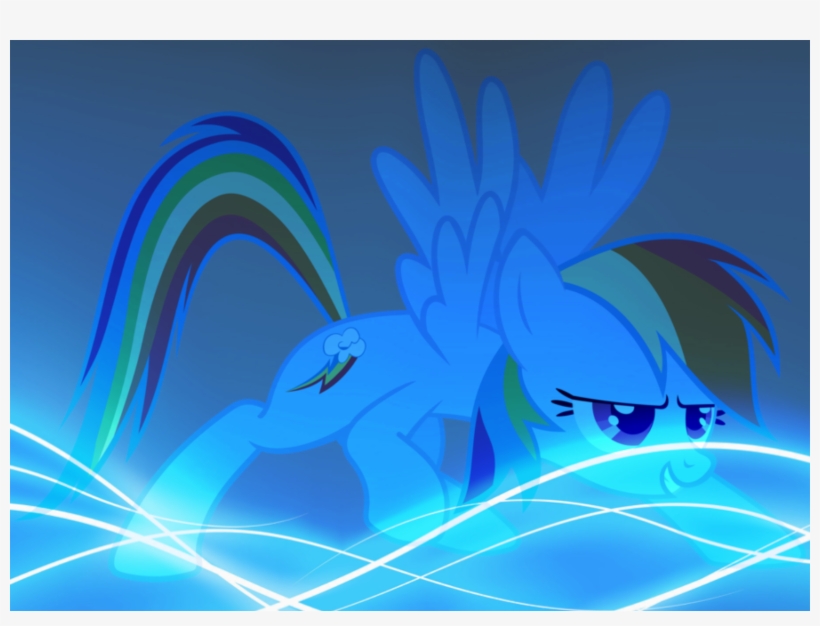 Rainbow Dash Blue Light Trails - My Little Pony: Friendship Is Magic ...