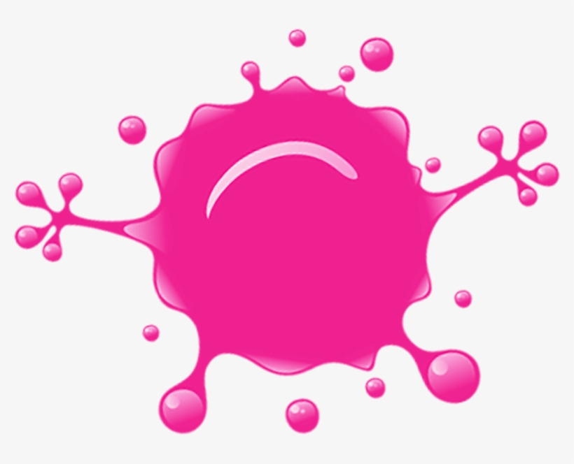 Download Transparent Pink Splat - Color Spot Png - PNGkit