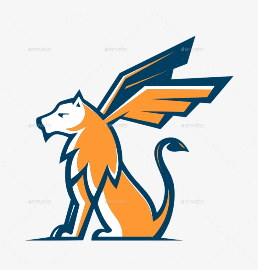 Flying Lion Logo - Portable Network Graphics - 1000x1000 PNG Download ...