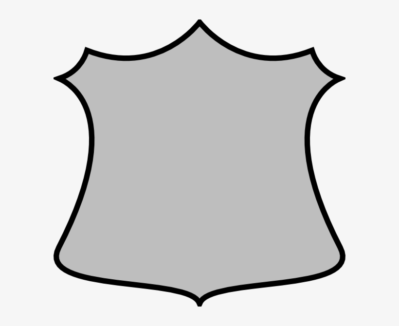 Download Transparent Plain Shield Gray - Plain Shield - PNGkit