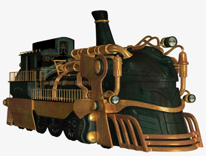 Tubes Steampunk Png - Steam Punk Train - 1024x768 PNG Download - PNGkit