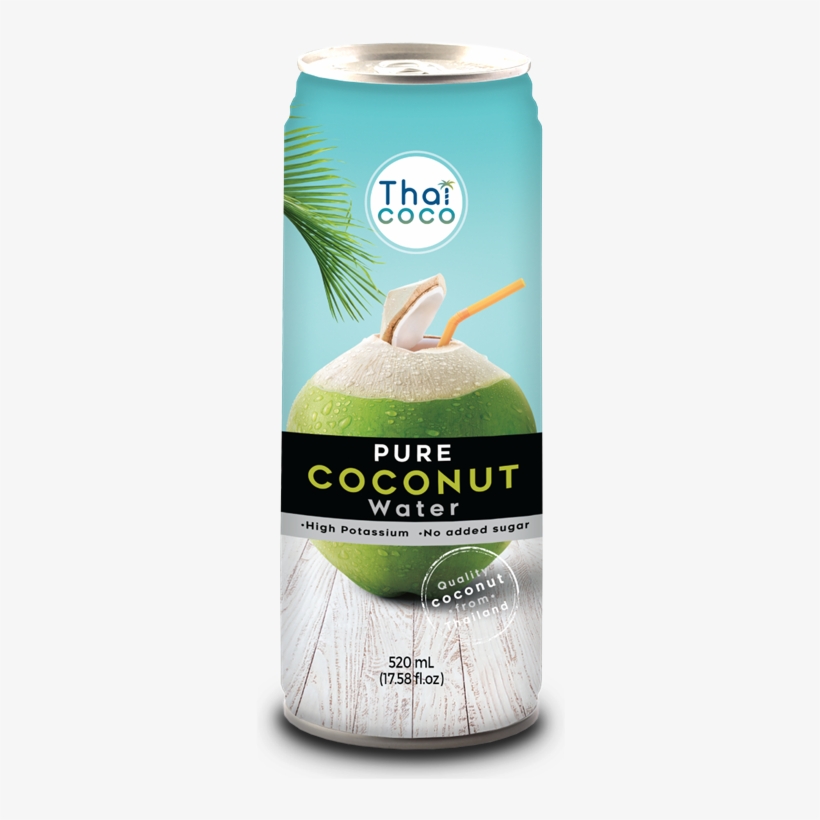 Pure Coconut Water Canned - 1280x1280 PNG Download - PNGkit