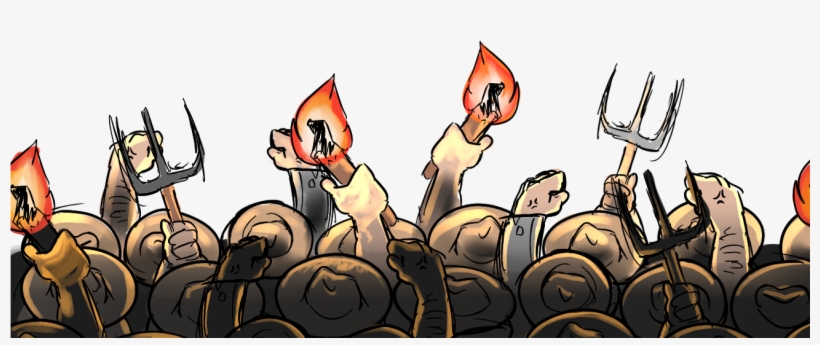 Download Transparent My Fist Sketch For The Angry Mob Of Medieval ...