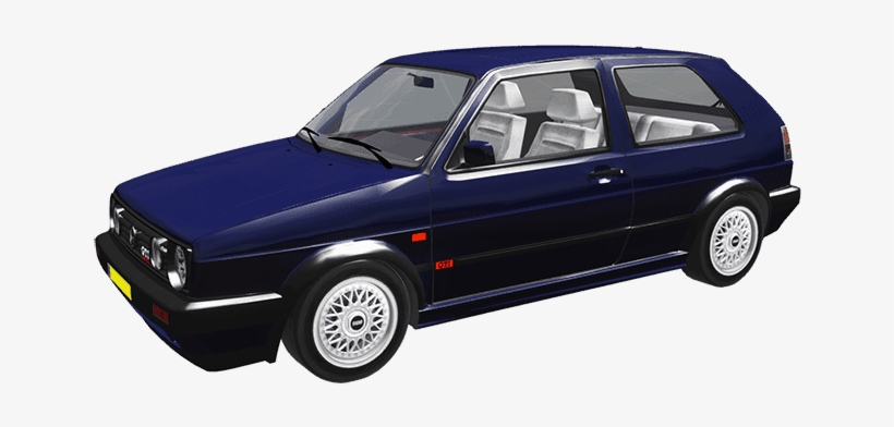 Navy Blue Vw Golf Mk2 - Volkswagen Golf Mk2 - 700x359 PNG Download - PNGkit