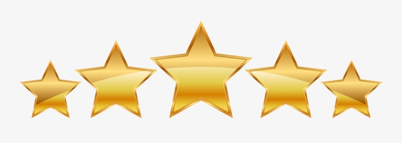 Five Stars Transparent Background - 800x347 PNG Download - PNGkit