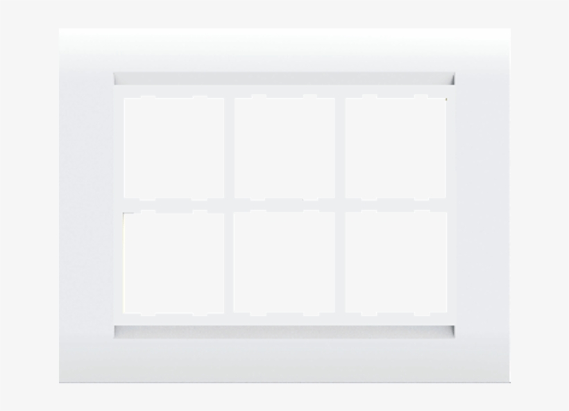 Woodik White Wood / Metal Box Plates 12 Module Plate - 12 Module Plate ...